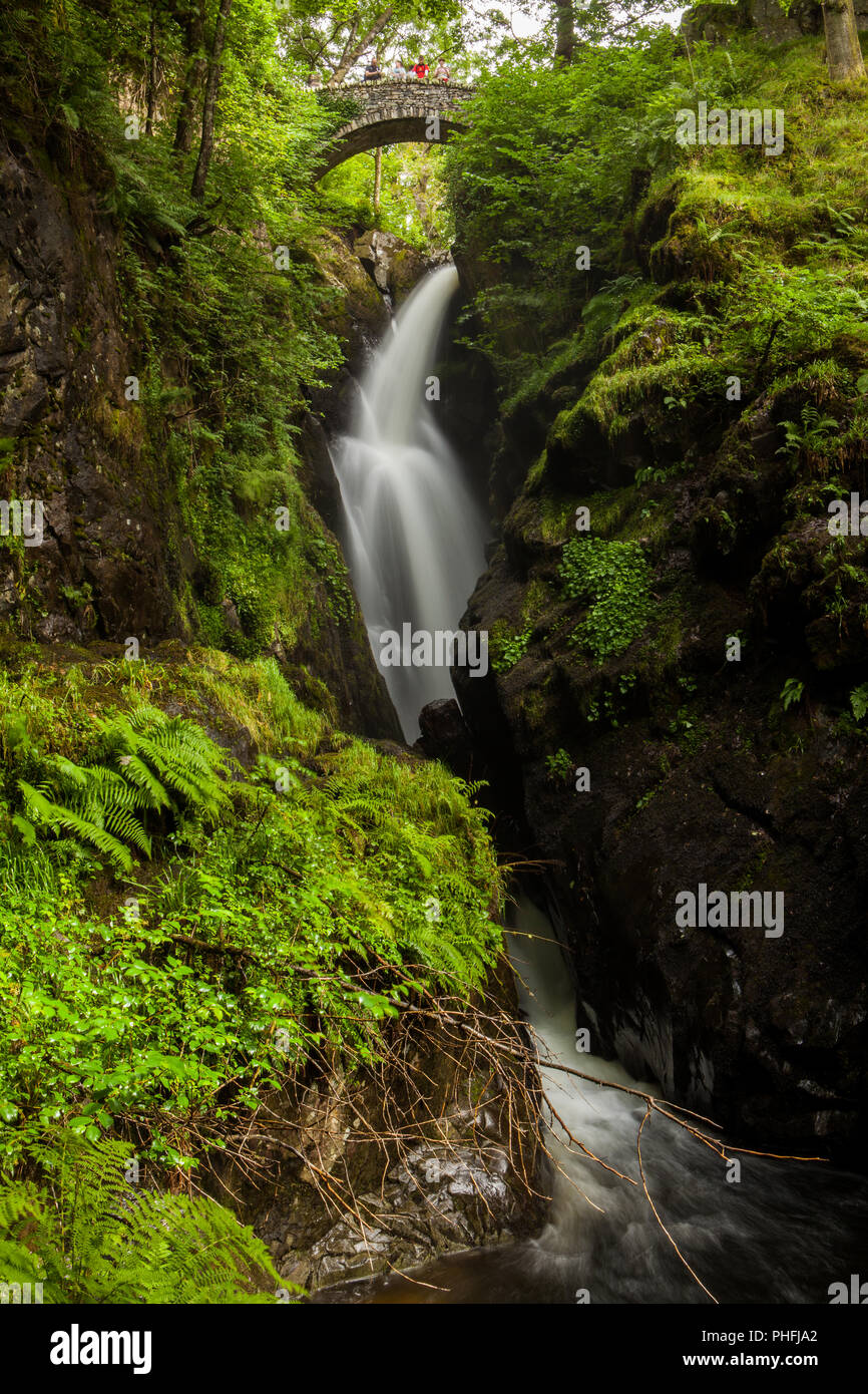 Waterfall Aira Force Stock Photo - Alamy