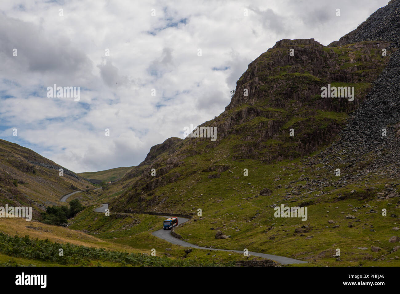 Honister Pass im Lake District NP Stock Photo - Alamy
