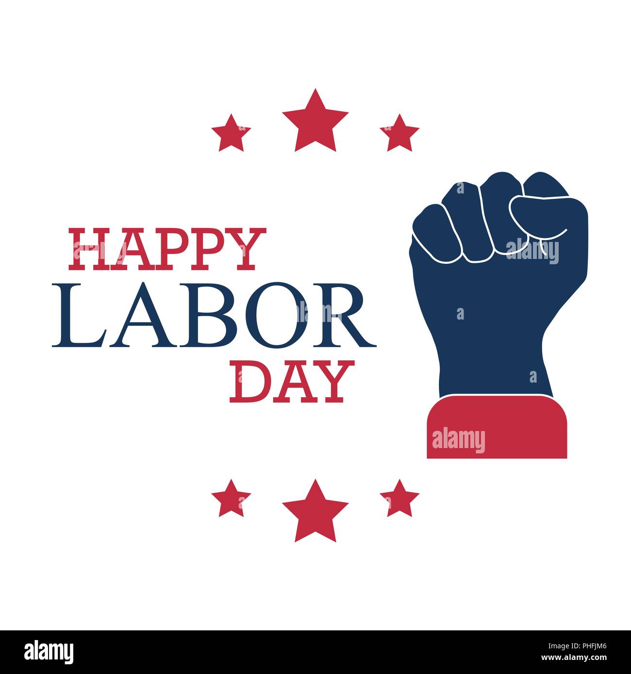Happy labor day Cut Out Stock Images & Pictures - Alamy