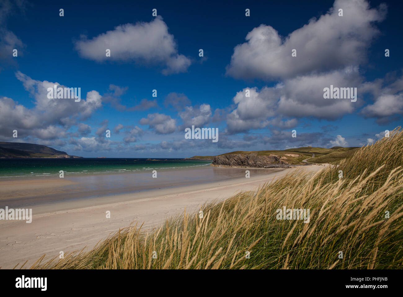 Sandstrand in Durness, Schottland Stock Photo - Alamy