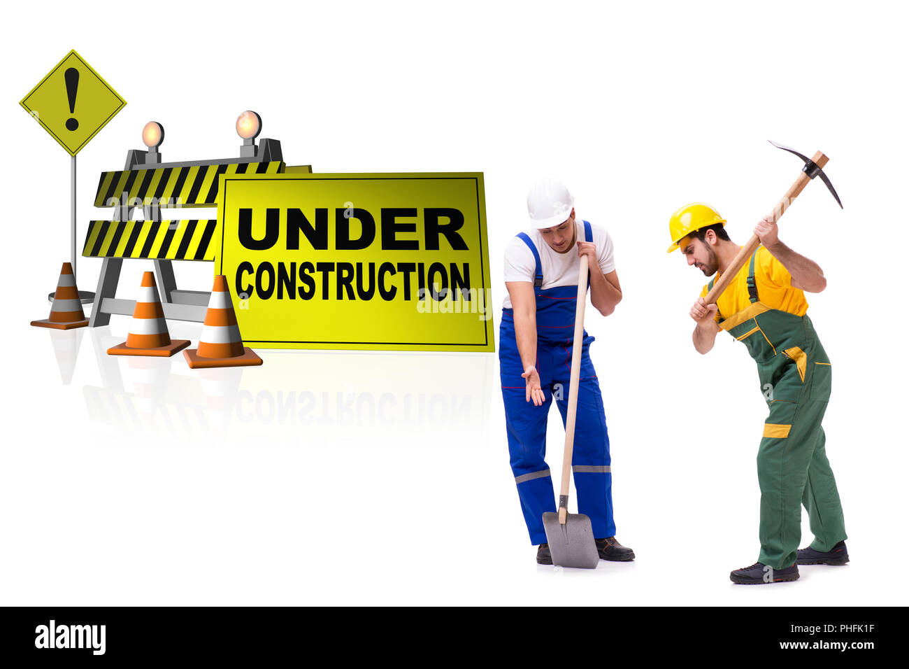 Concept of under construction for your webpage Stock Photo - Alamy