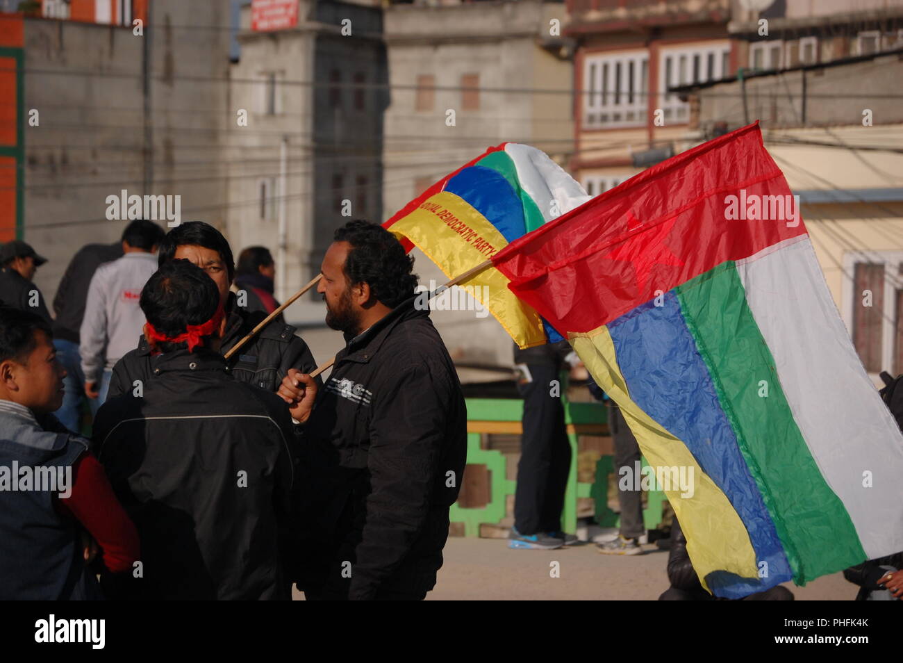 General strike day, Kathmandu, Nepal Stock Photo - Alamy