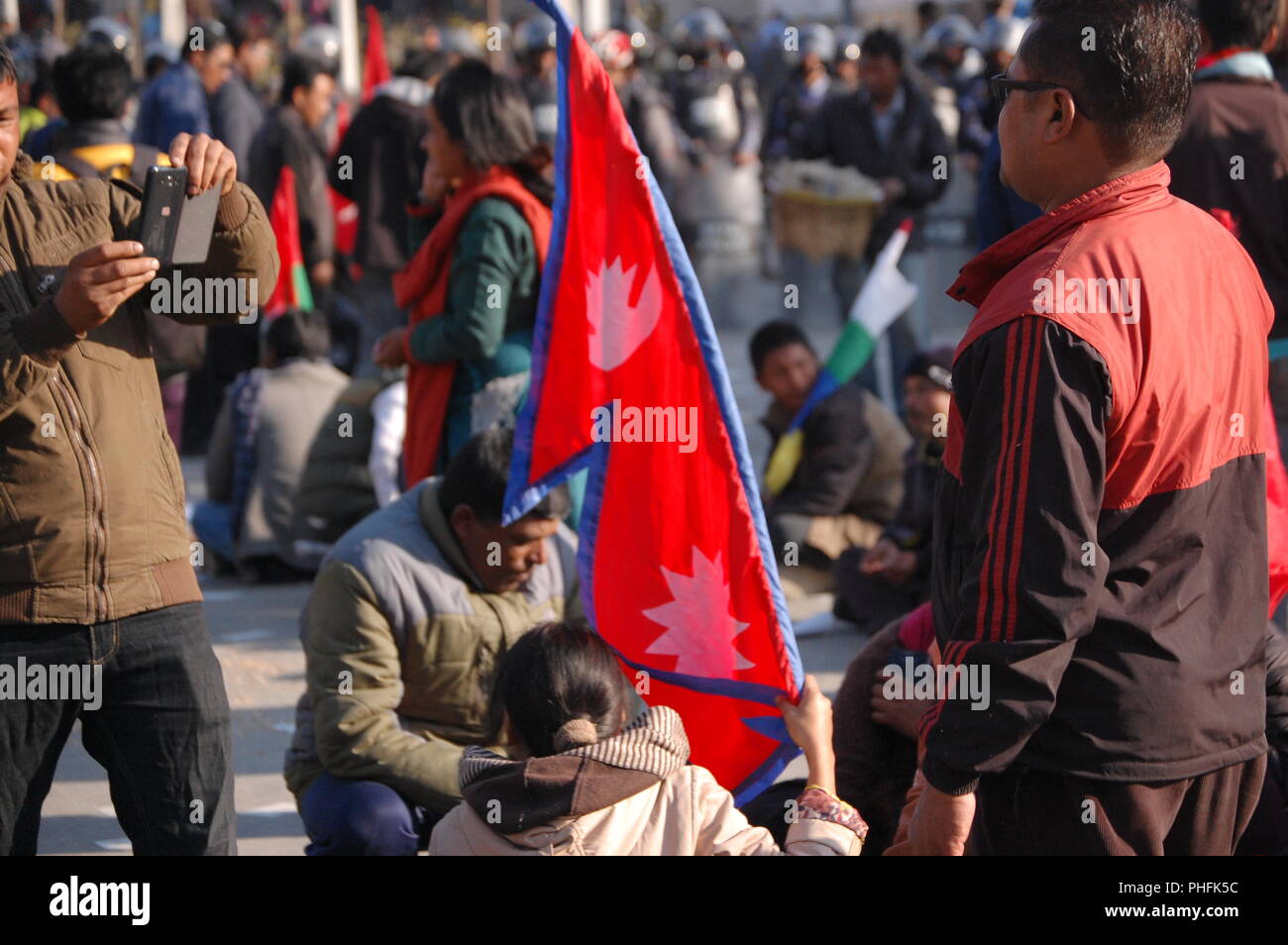 Nepal police hi-res stock photography and images - Alamy