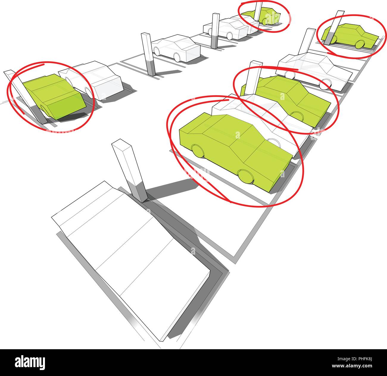 Normal cars Stock Vector Images - Alamy