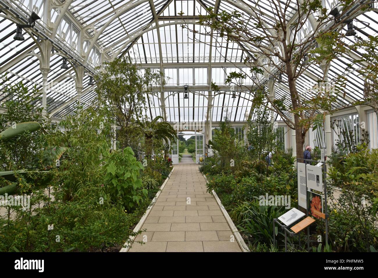 A view of Kew Royal Botanical Gardens, London, United Kingdom Stock ...