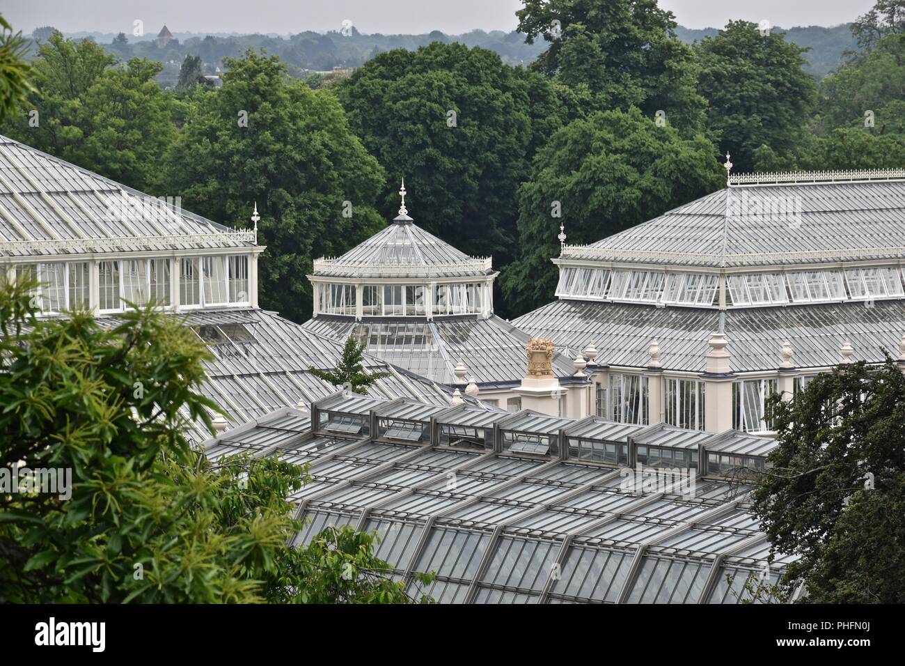 A view of Kew Royal Botanical Gardens, London, United Kingdom Stock ...