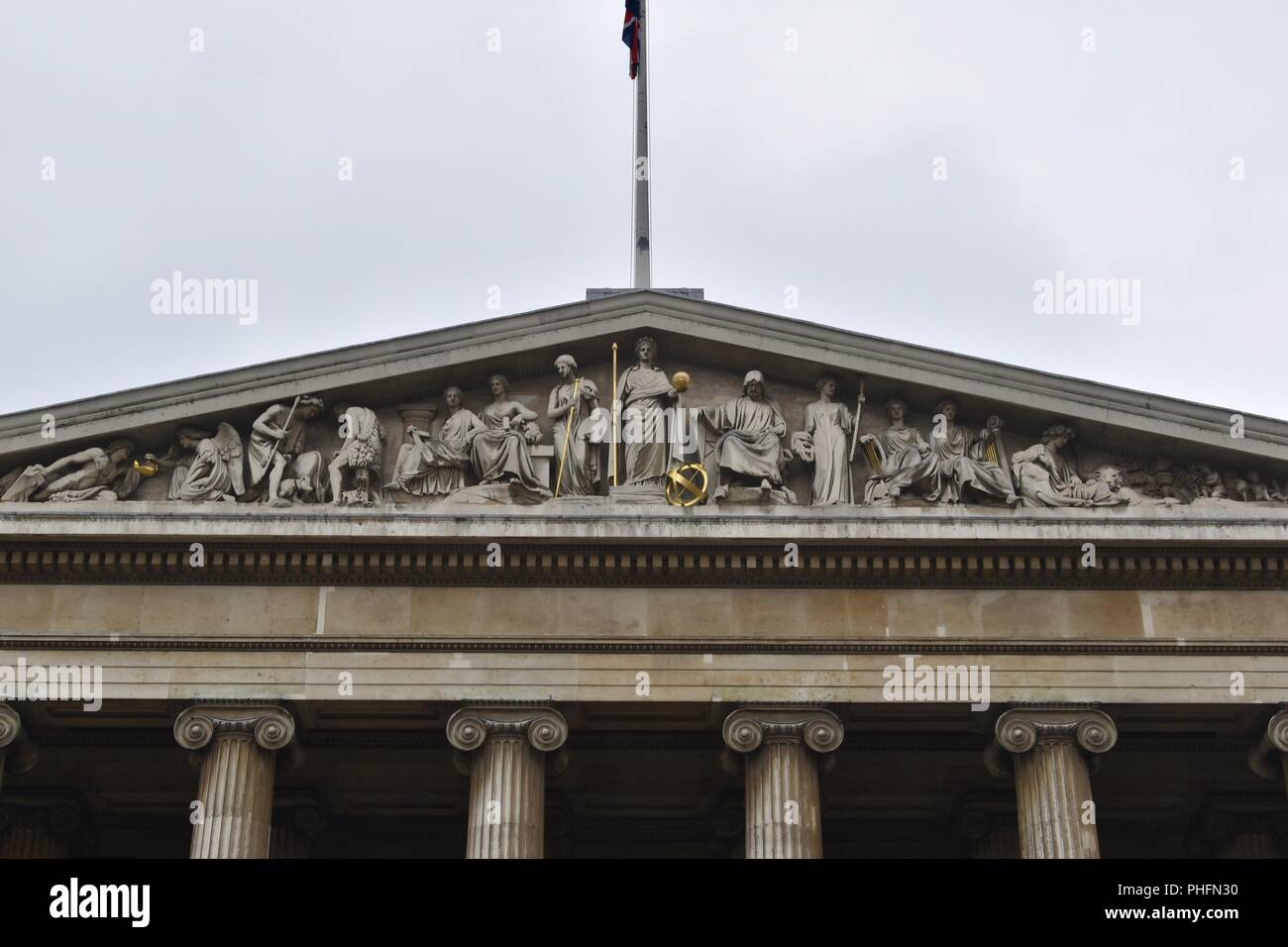 The iconc British Museum in London, United Kingdom Stock Photo - Alamy