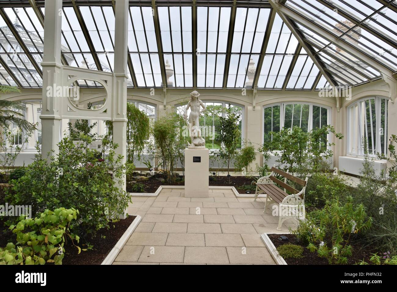 A view of Kew Royal Botanical Gardens, London, United Kingdom Stock ...