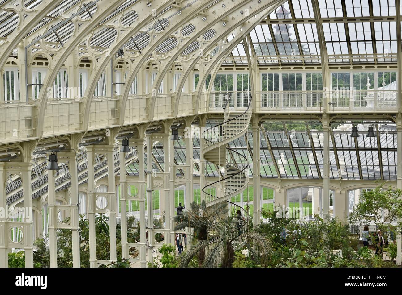 A view of Kew Royal Botanical Gardens, London, United Kingdom Stock ...
