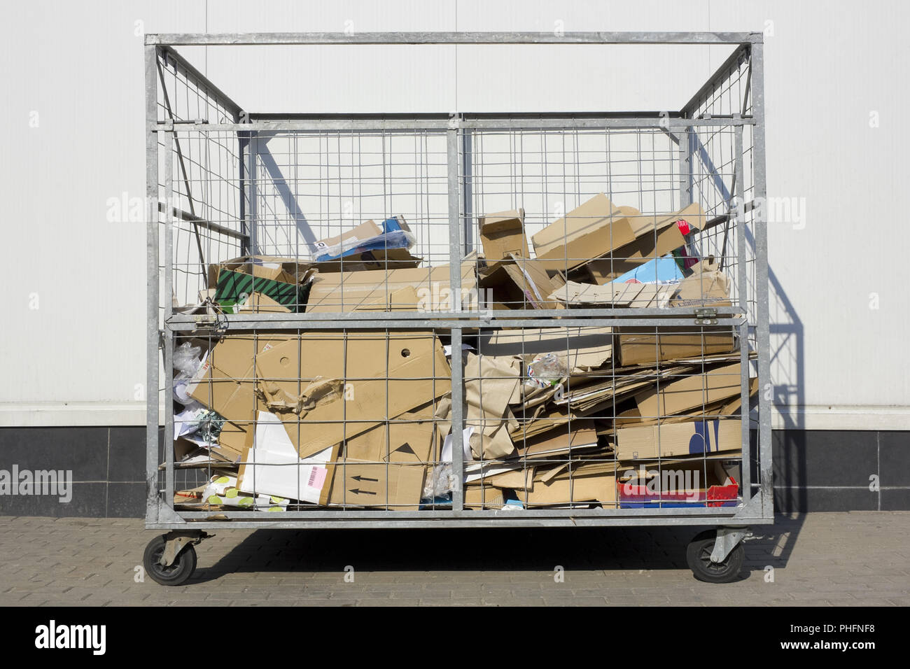 Cardboard shop waste boxes hi-res stock photography and images - Alamy