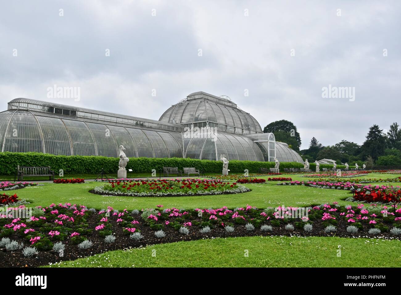 A view of Kew Royal Botanical Gardens, London, United Kingdom Stock ...
