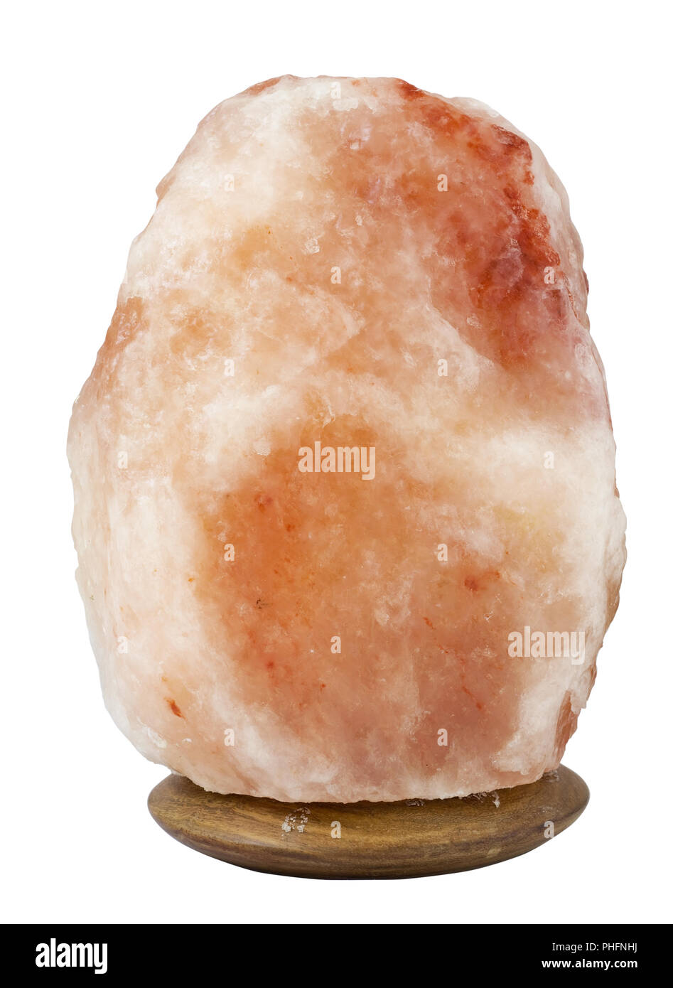 Red salt lamp isolated Stock Photo - Alamy
