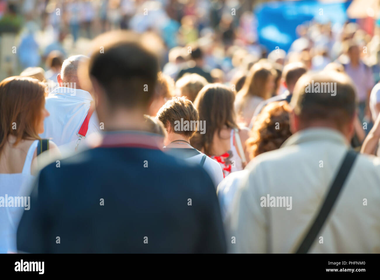 People walking on the city street Stock Photo - Alamy