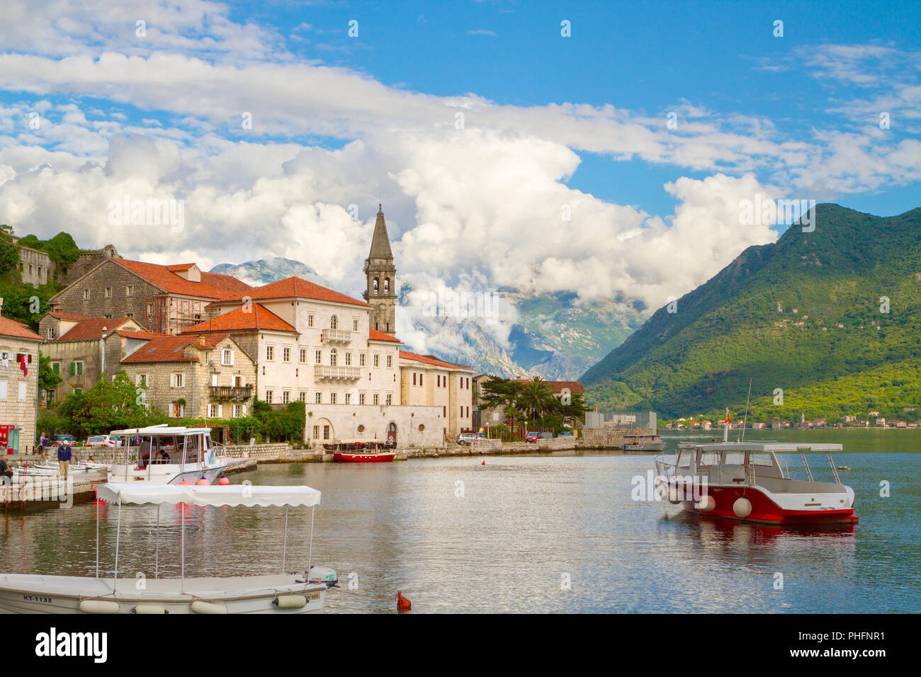Perast town, Kotor bay, Montenegro Stock Photo - Alamy