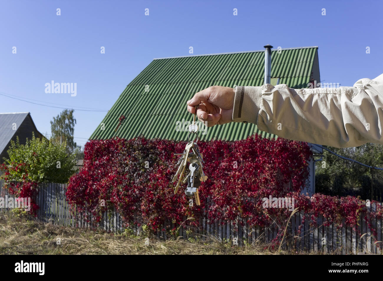 Keys from rural house Stock Photo - Alamy