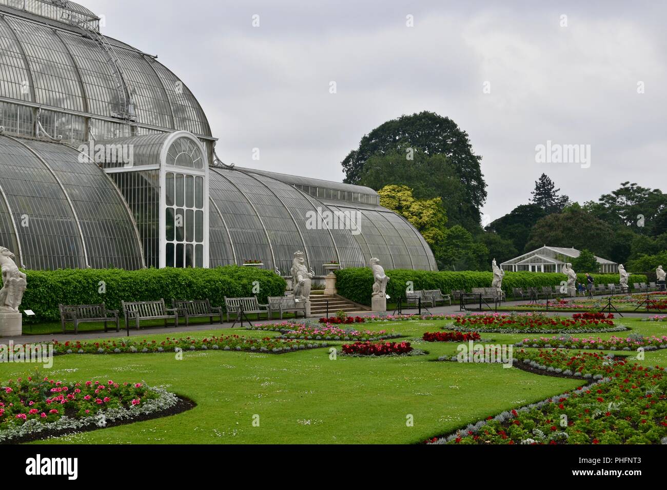 A view of Kew Royal Botanical Gardens, London, United Kingdom Stock ...