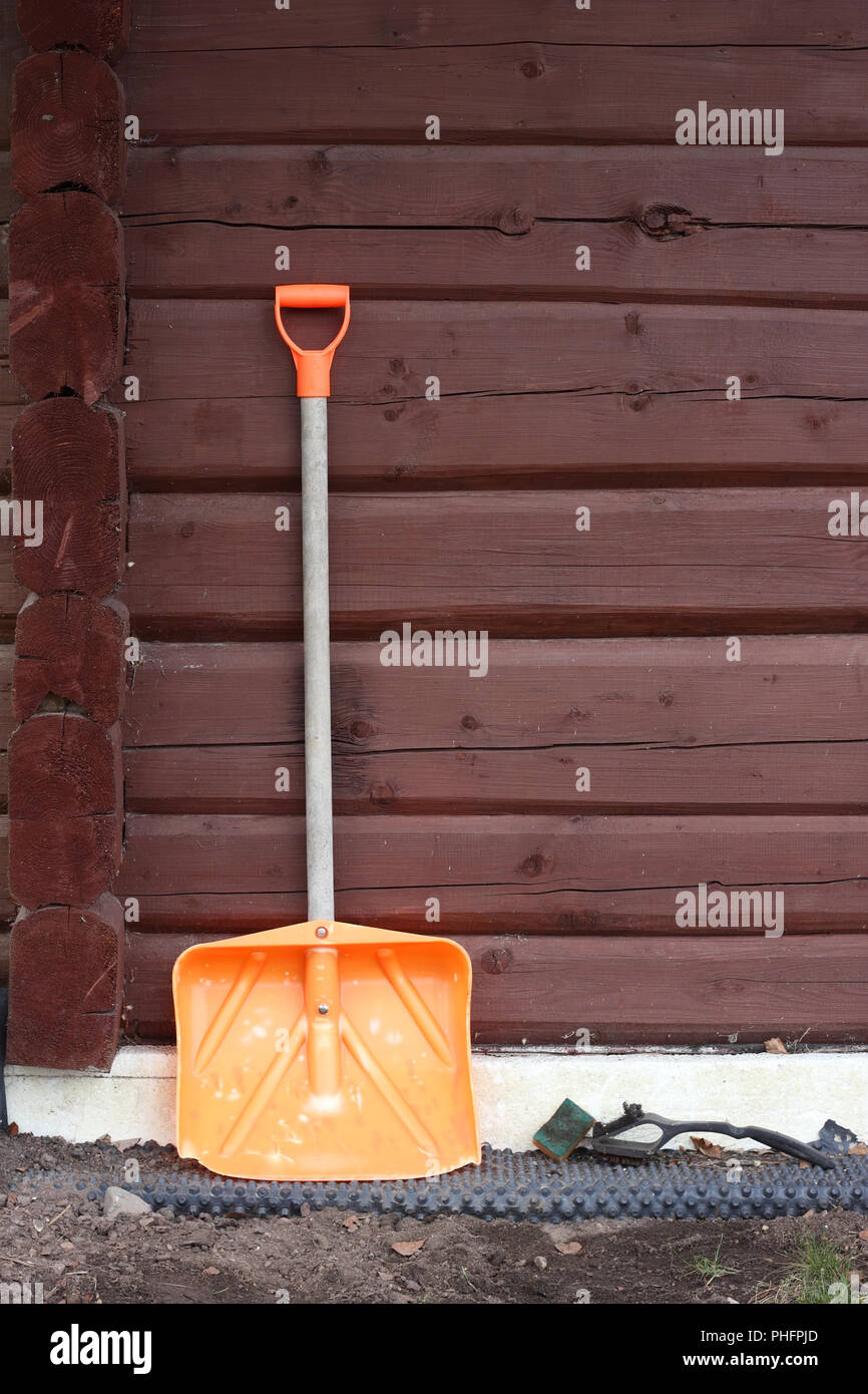 Big snow shovel Stock Photo - Alamy