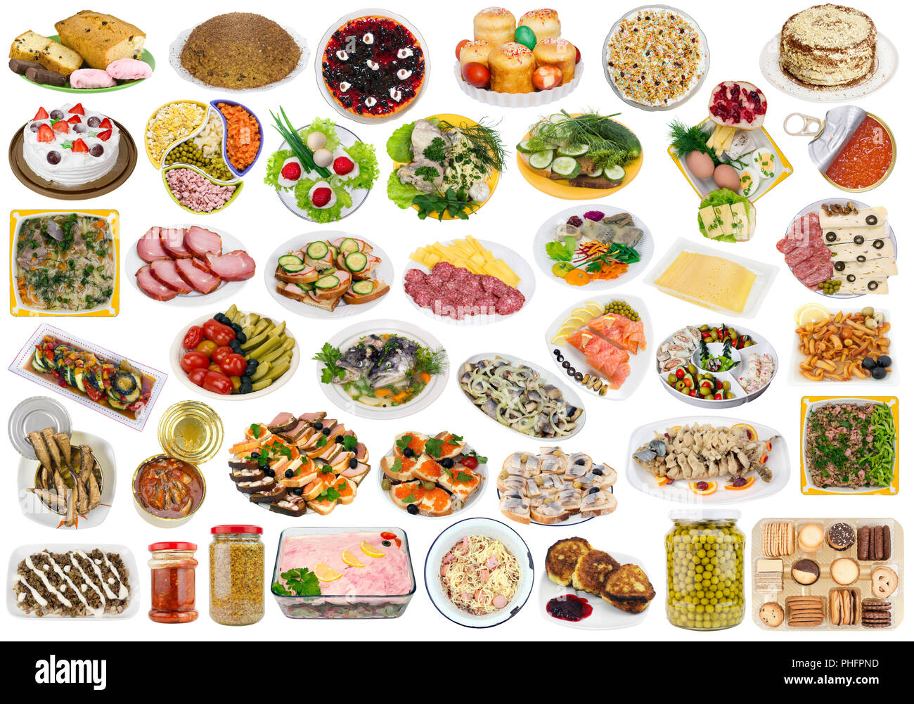 Simple food in rustic style Stock Photo - Alamy