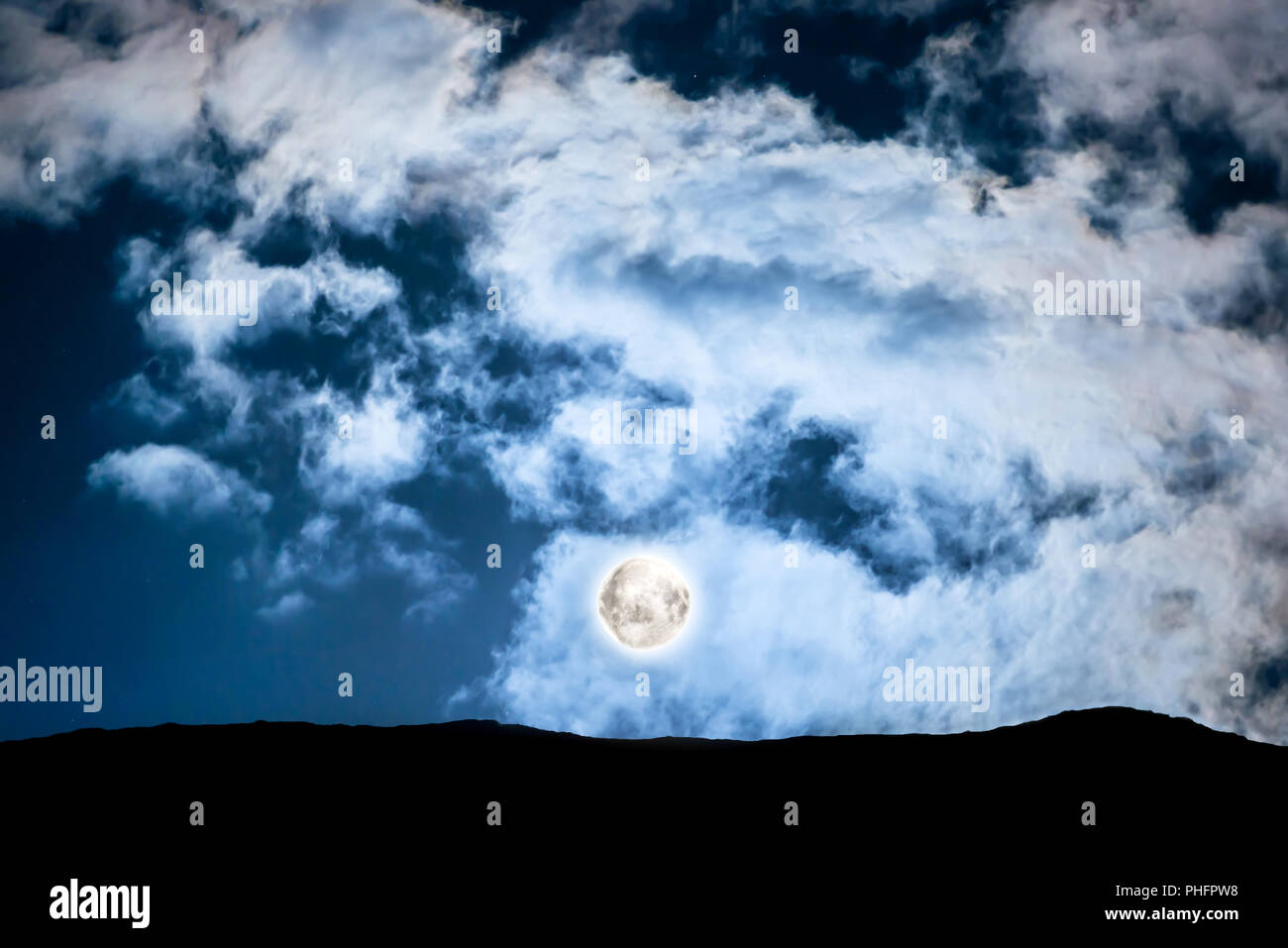 Full Moon Lit Light High Resolution Stock Photography and Images - Alamy