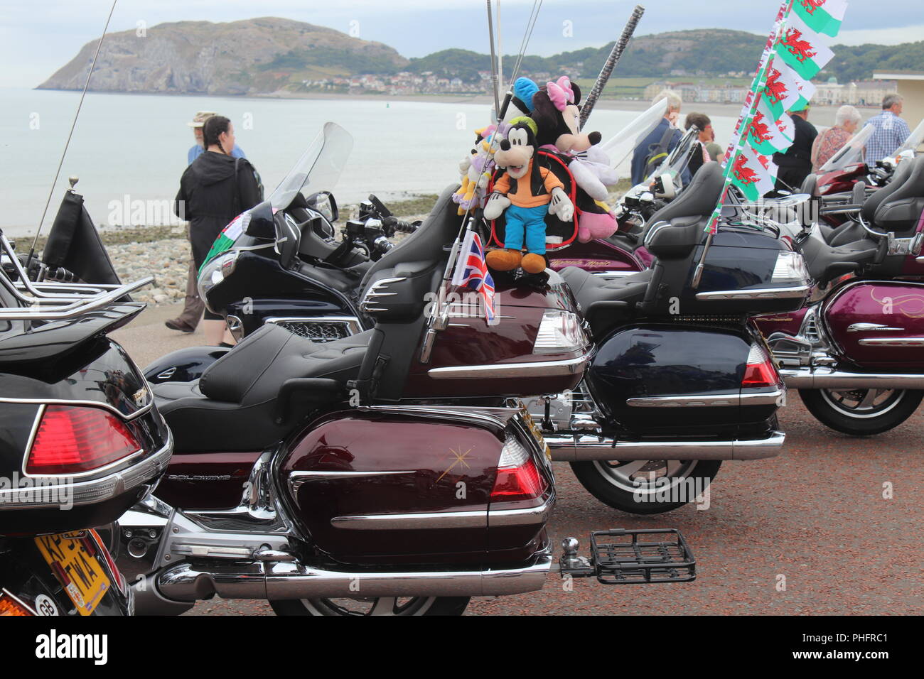Honda Gold Wing Parade in Llandudno, North Wales Stock Photo - Alamy
