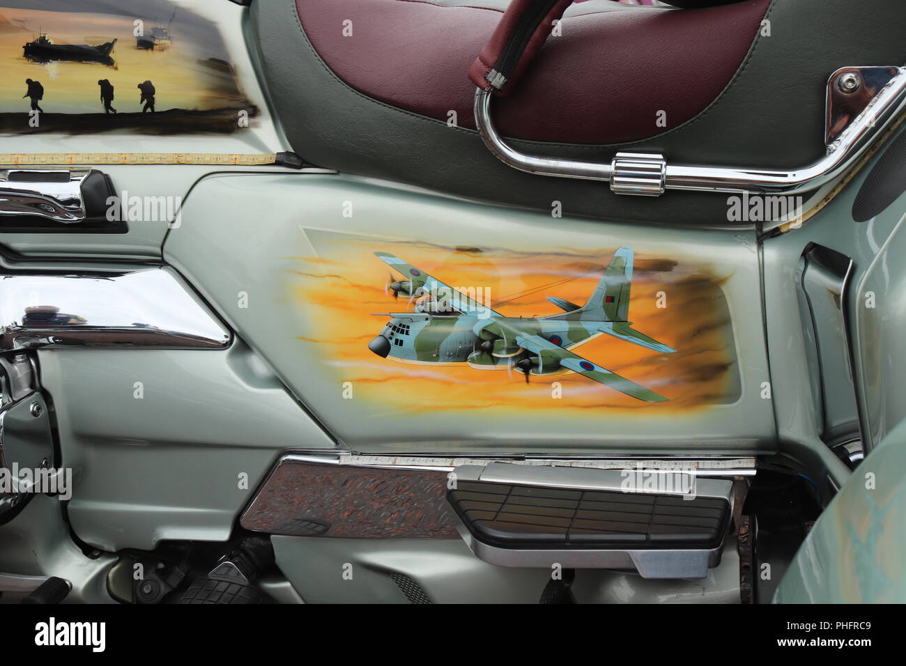 Honda Gold Wing Parade in Llandudno, North Wales Stock Photo - Alamy