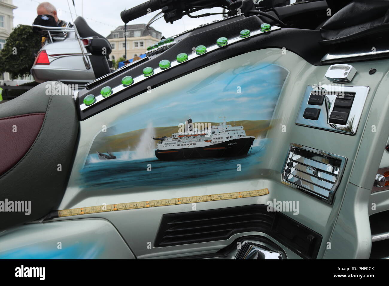 Honda Gold Wing Parade in Llandudno, North Wales Stock Photo - Alamy
