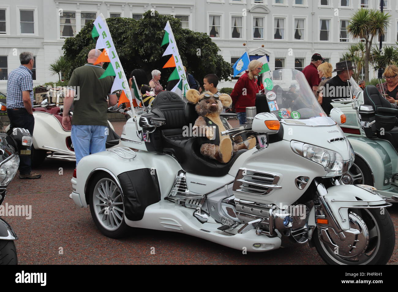 Honda Gold Wing Parade in Llandudno, North Wales Stock Photo - Alamy