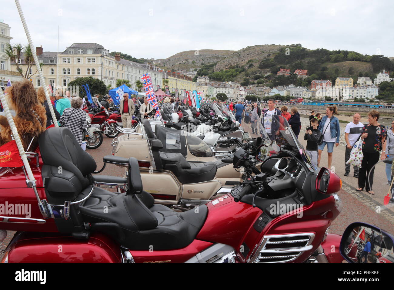 Honda Gold Wing Parade in Llandudno, North Wales Stock Photo - Alamy