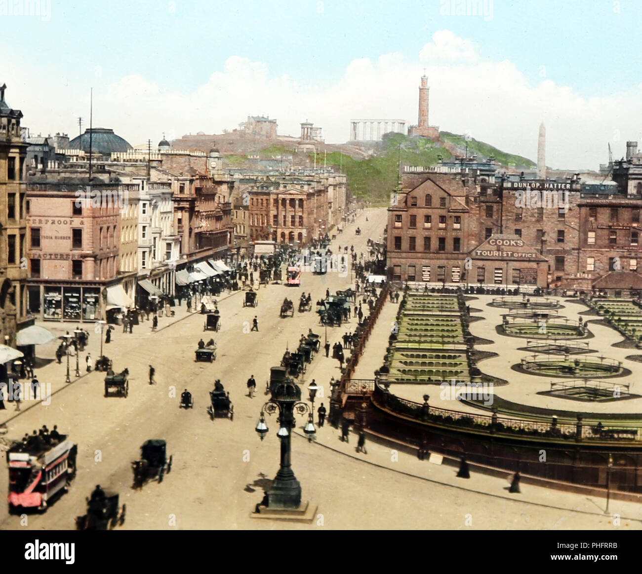 Edinburgh princes street victorian period hi-res stock photography and ...
