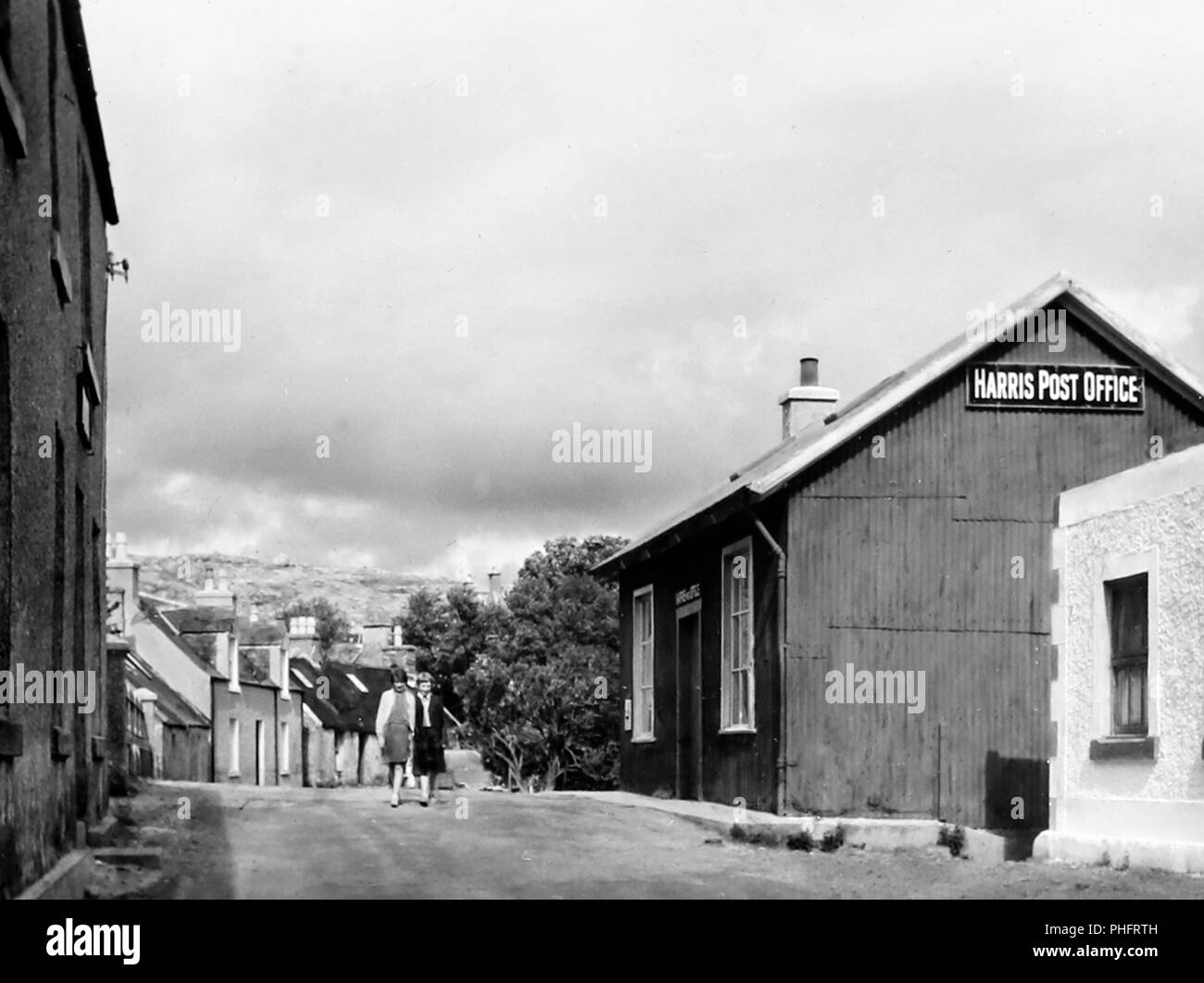 Post Office on the Isle of Harris, 1940s/50s Stock Photo - Alamy