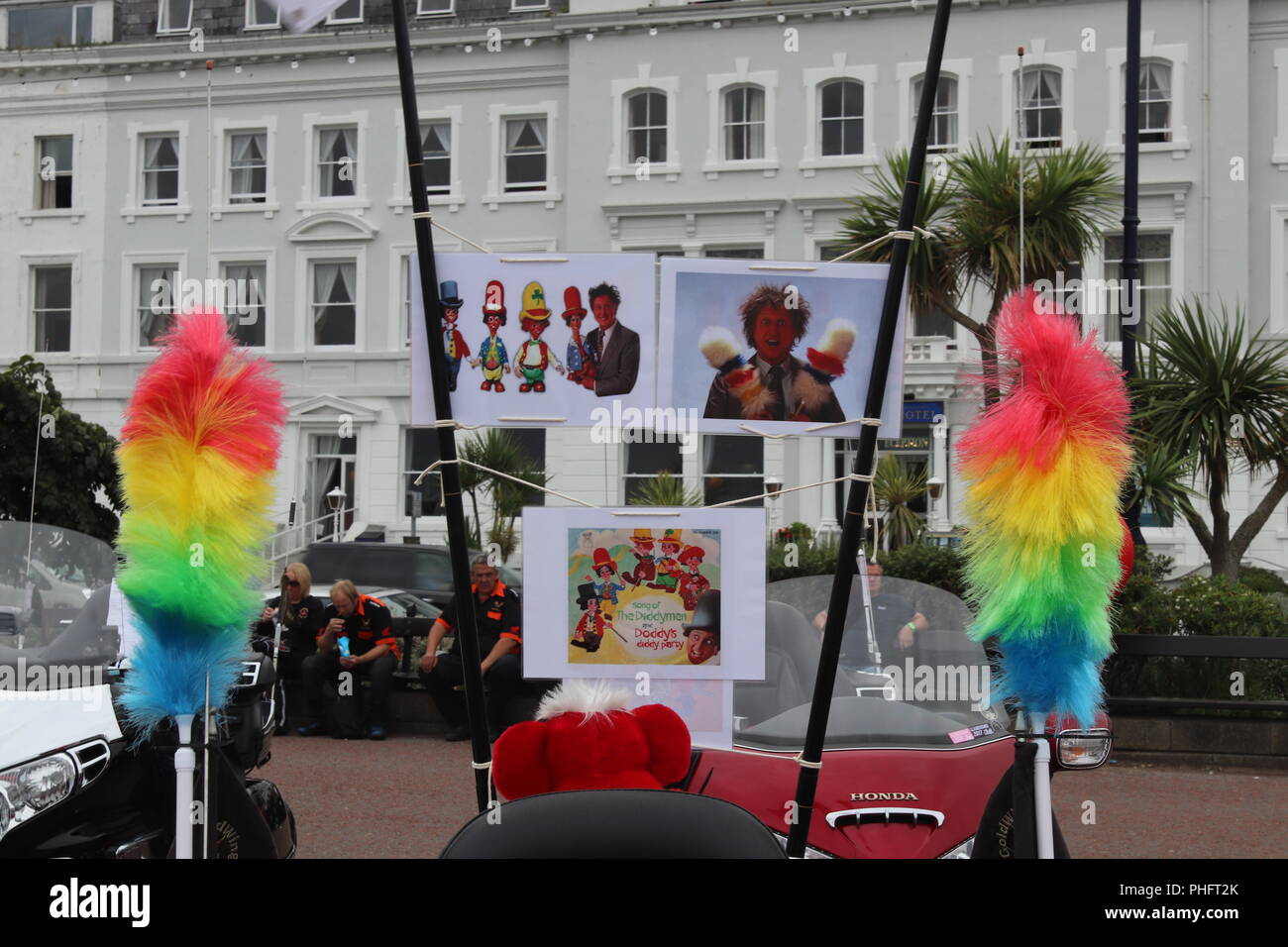 Honda Gold Wing Parade in Llandudno, North Wales Stock Photo - Alamy