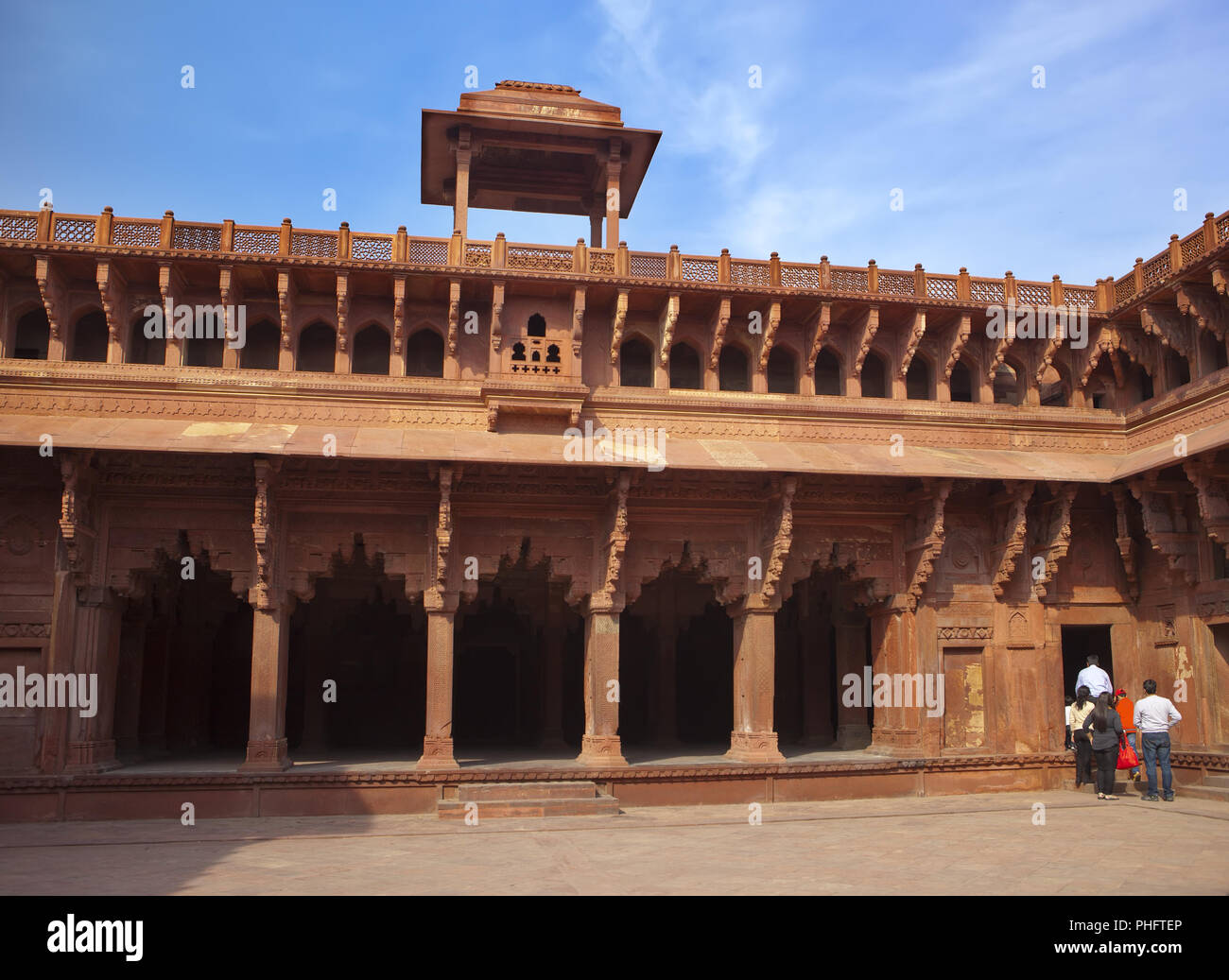 Red fort inside. Agra. India Stock Photo - Alamy