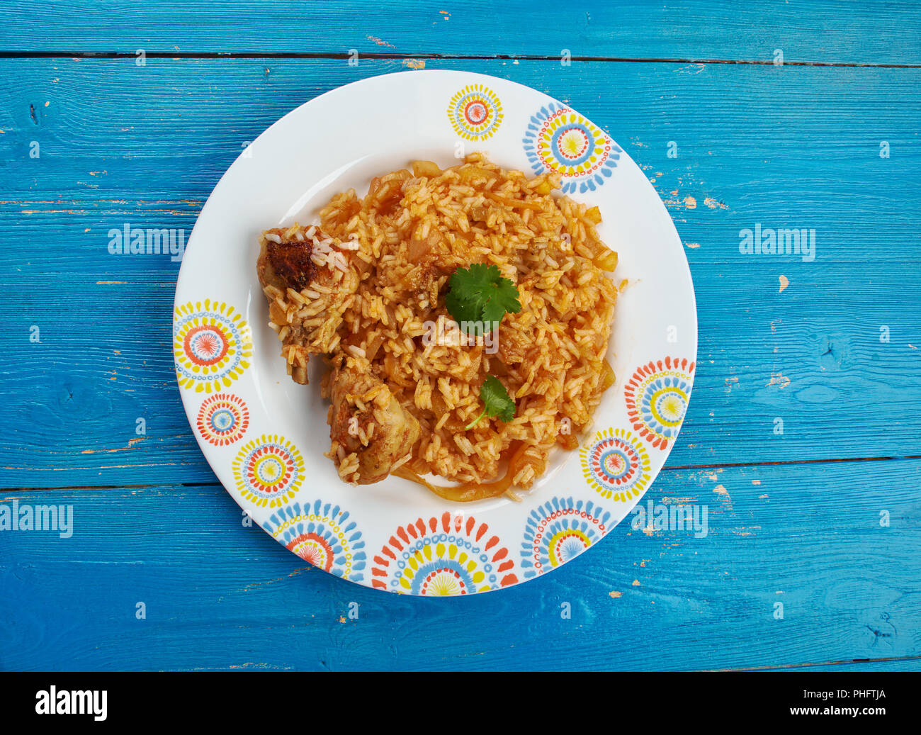 Kenyan Chicken biryani Stock Photo - Alamy