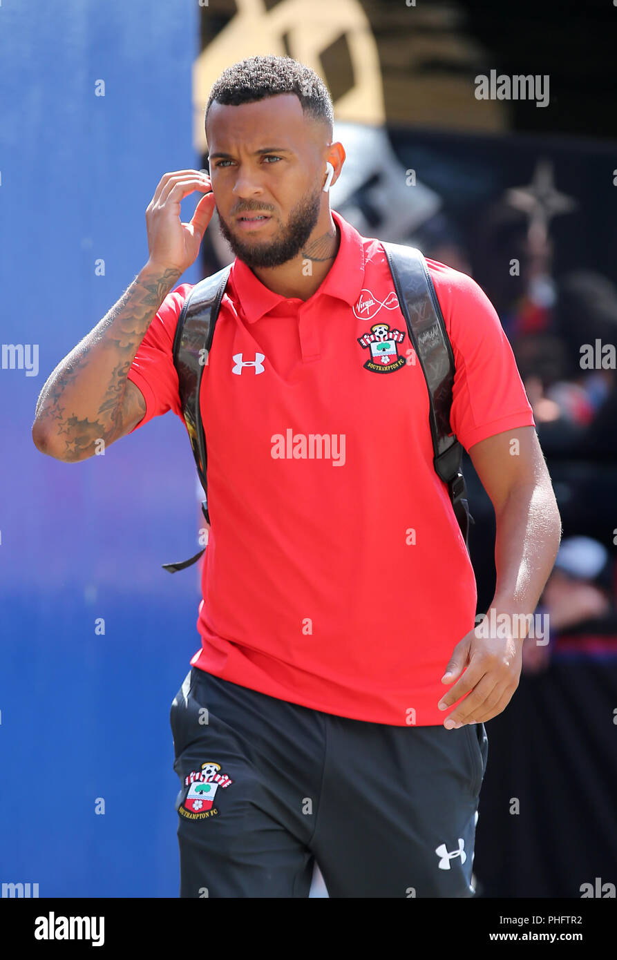 Southampton's Ryan Bertrand during the Premier League match at Selhurst ...