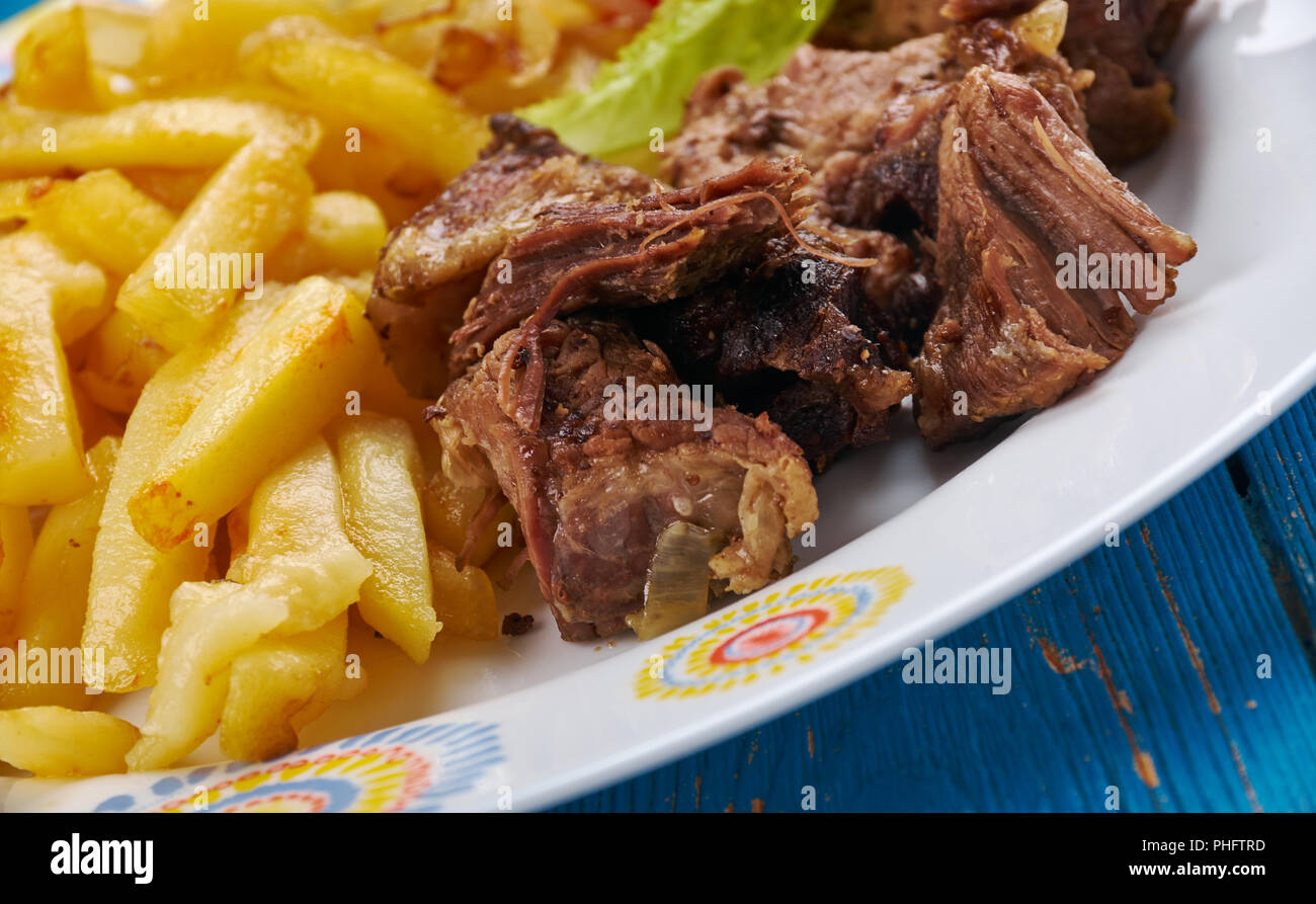 Turkish kebabi tarifi Stock Photo - Alamy