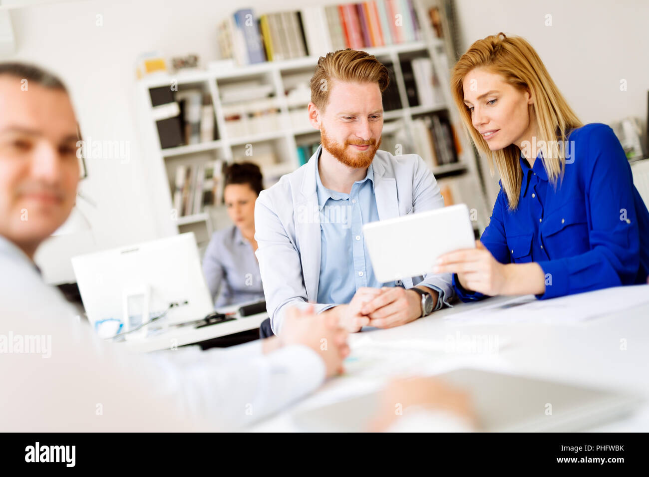 Business coworkers teamwork Stock Photo - Alamy