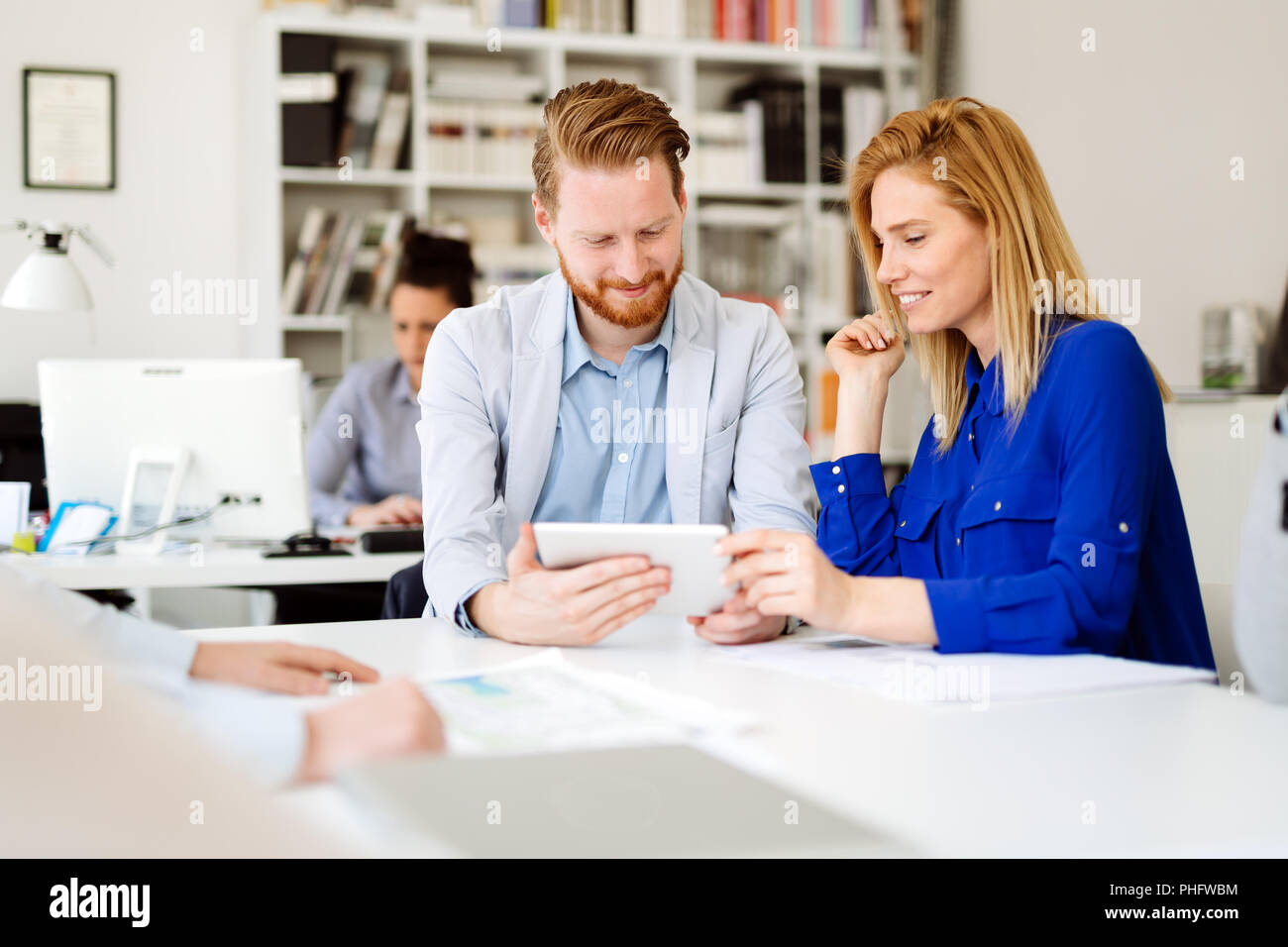 Business people office daily routine Stock Photo - Alamy