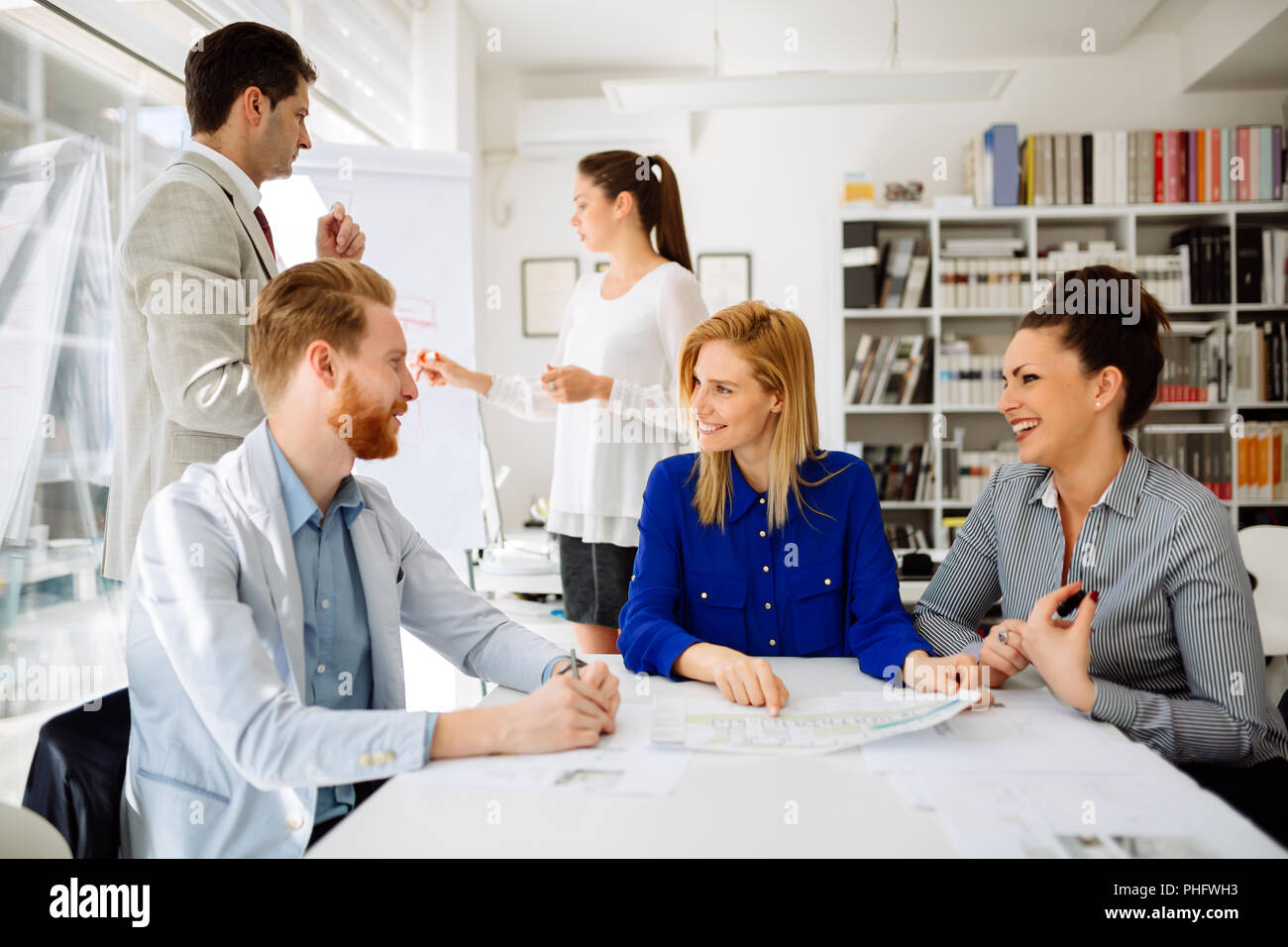 Business team meeting organization hi-res stock photography and images ...