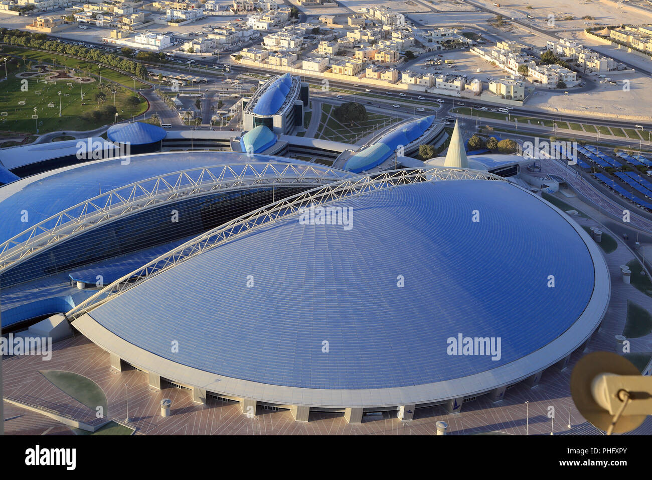 Qatar doha aerial hi-res stock photography and images - Alamy