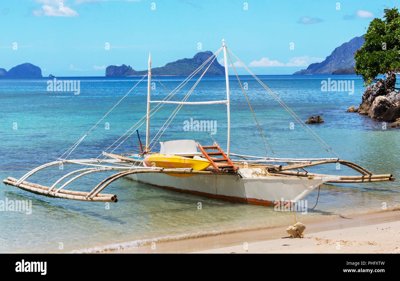Boat in Philippines Stock Photo - Alamy