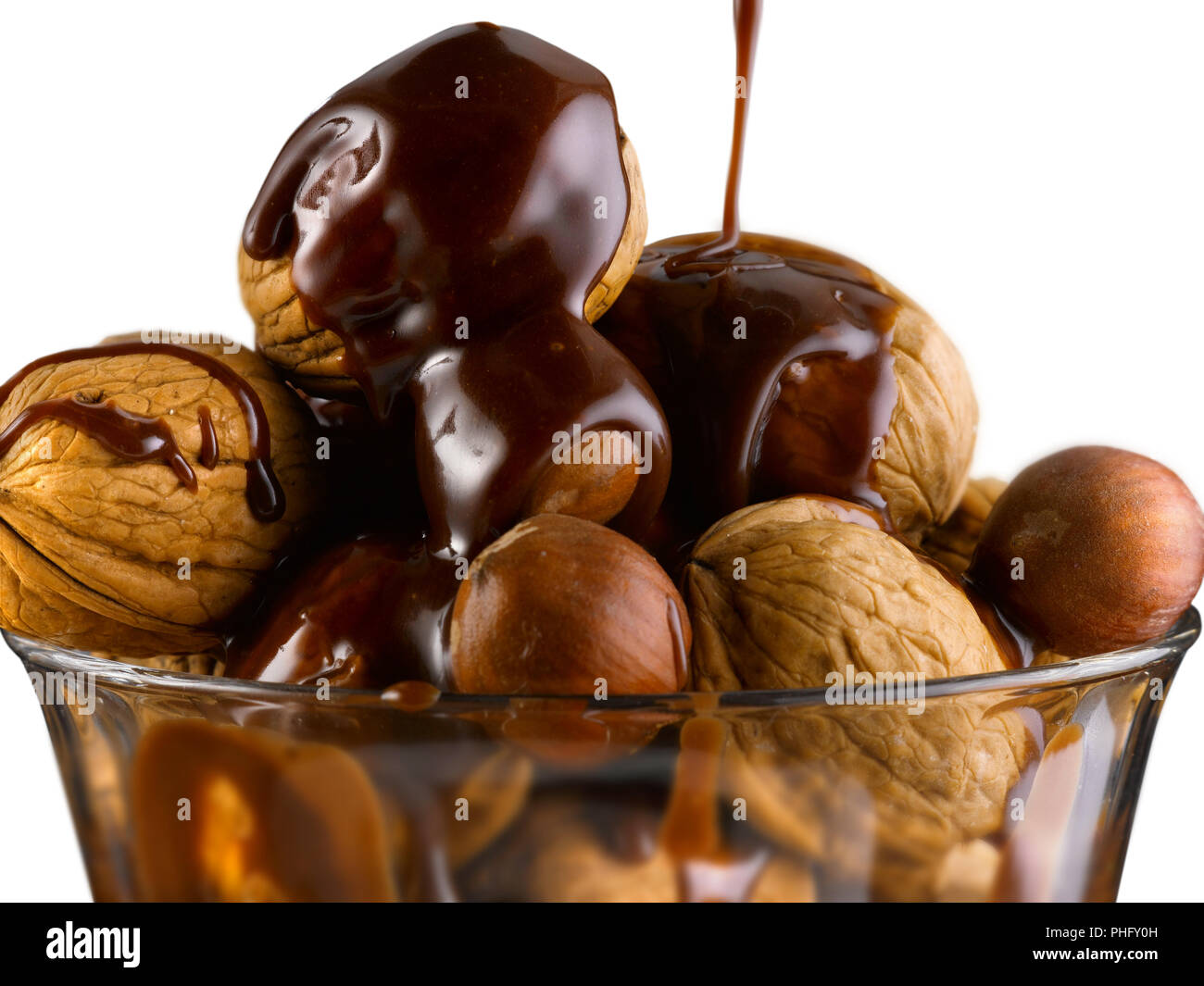 dried fruit, hazelnut almonds, hazelnuts and chocolate Stock Photo - Alamy