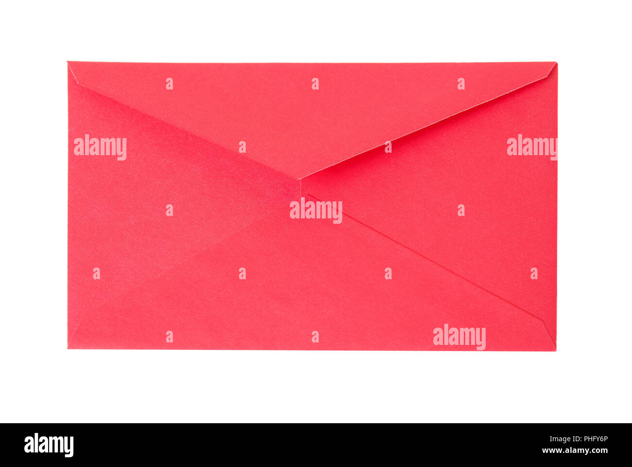 Closed old red paper envelope Stock Photo - Alamy