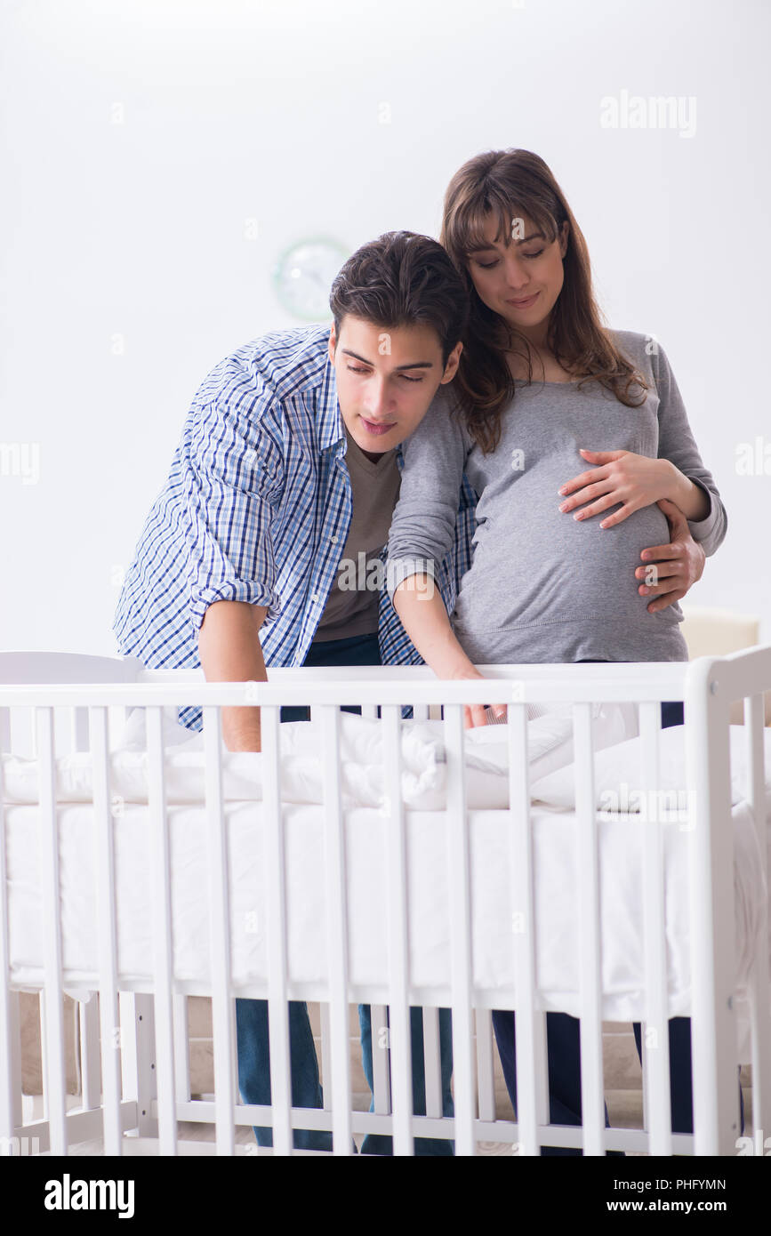 Young parents expecting their first baby Stock Photo - Alamy