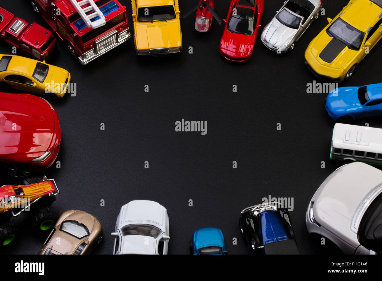 Vintage toy car from above hi-res stock photography and images - Alamy