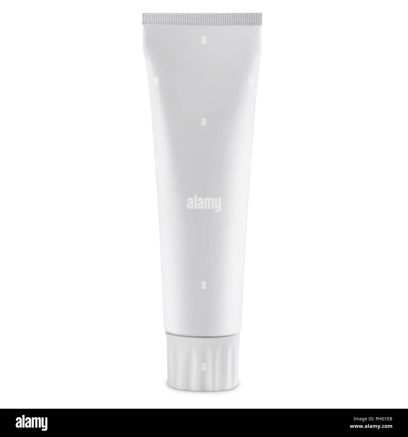 Plastic tube of toothpaste 3D model isolated on white background Stock ...