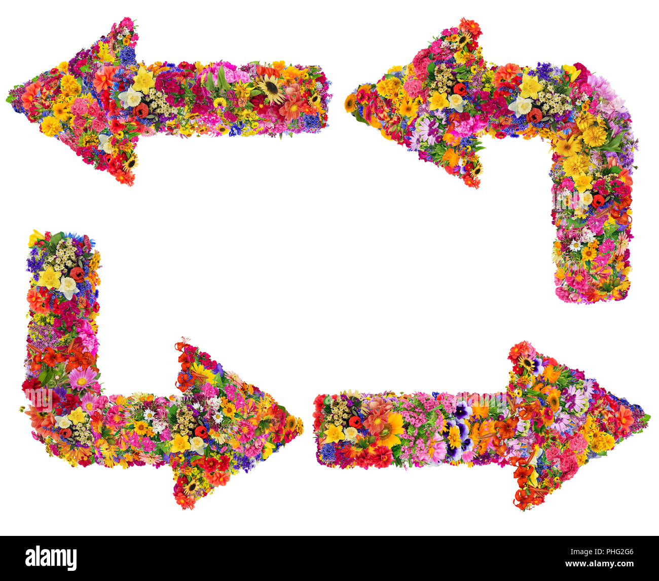 Decorative arrow set Cut Out Stock Images & Pictures - Alamy