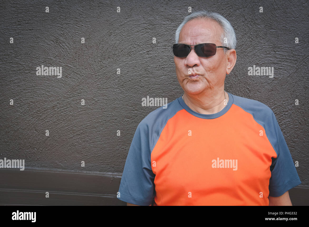 furious elder man, enraged elderly male. angry senior. negative ...