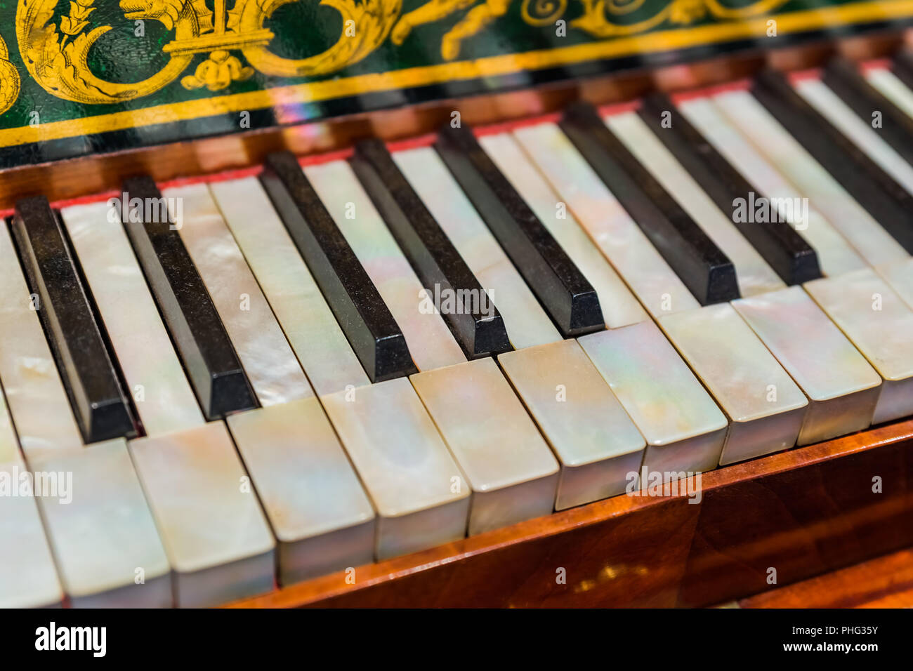 Piano keyboard music background hi-res stock photography and images - Alamy
