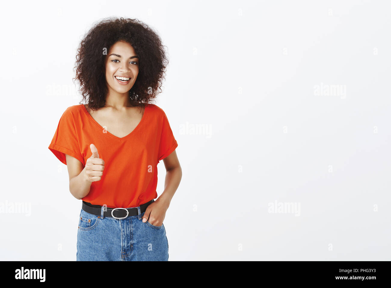 Woman agreeing hi-res stock photography and images - Alamy