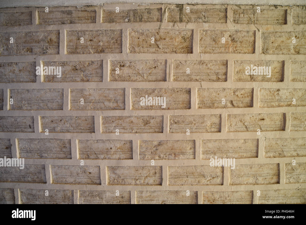 Interior view of a hotel built from blocks of salt on the Salar de ...